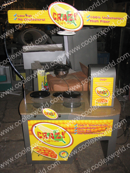 Multi steamer sweet corn cart for multi purpose vending
