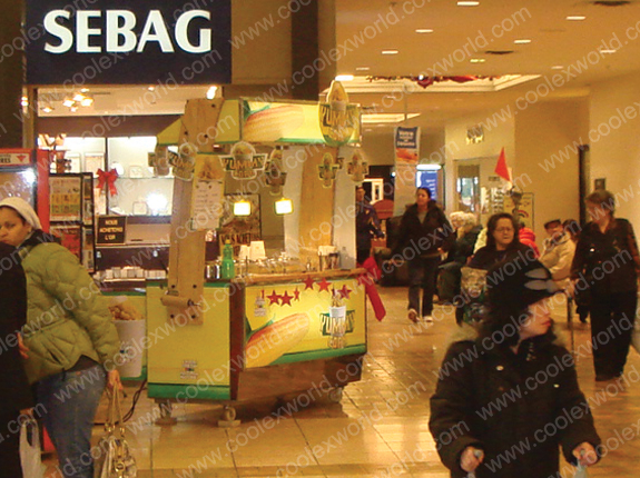 Multi steamer sweet corn cart for multi purpose vending