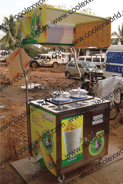 Make your business big with our eye catching 6 feet sweet corn machine ...