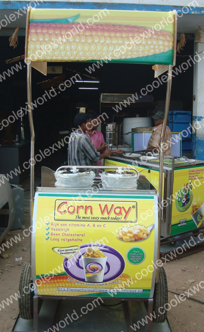 Make your business big with our eye catching 6 feet sweet corn machine ...