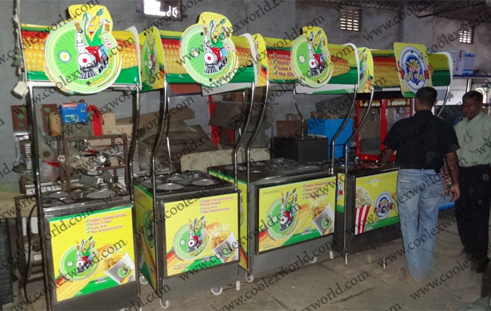 Portable Sweet corn mini machine to save your space