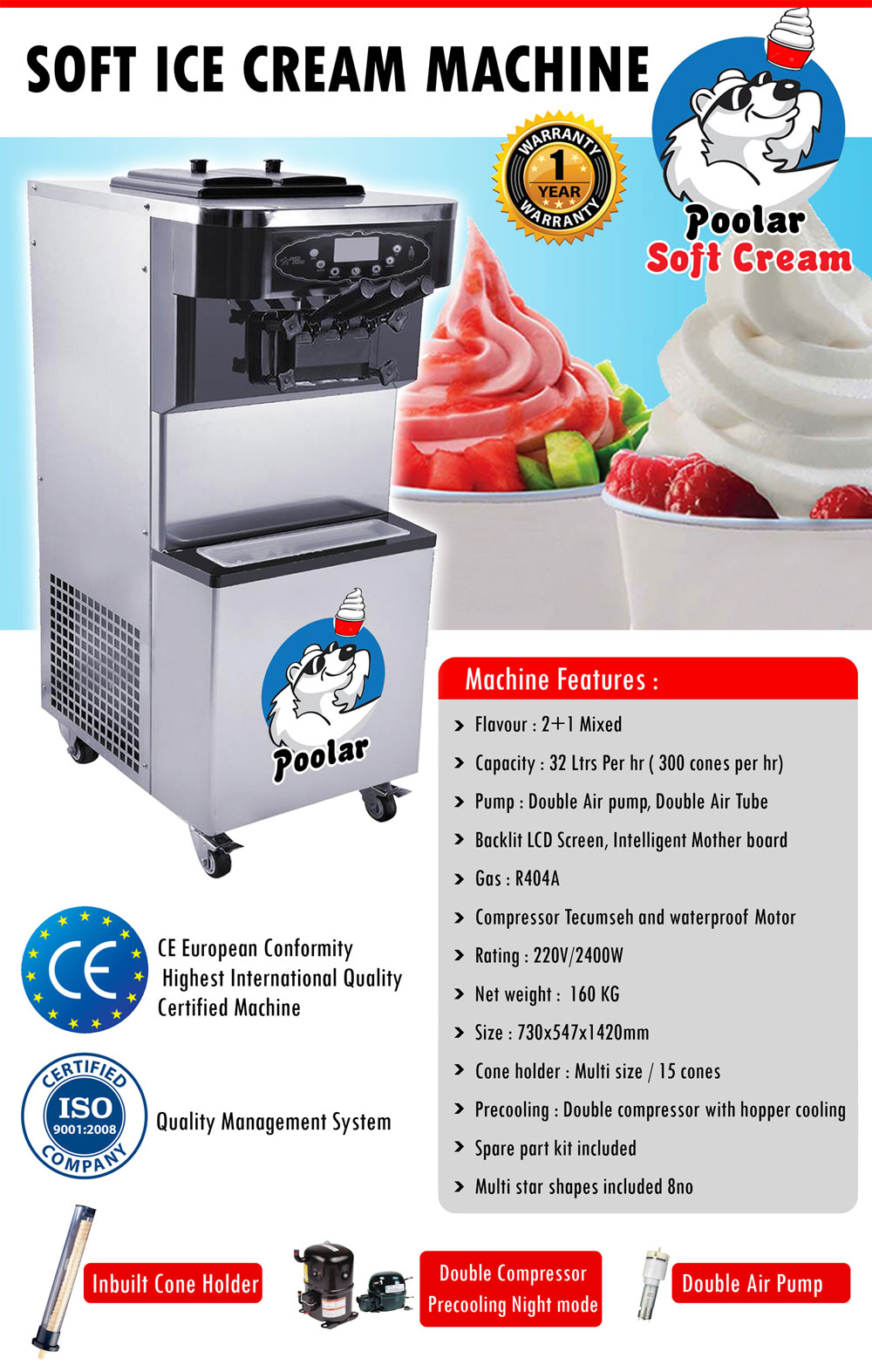 Softy / Yogurt ice cream machines